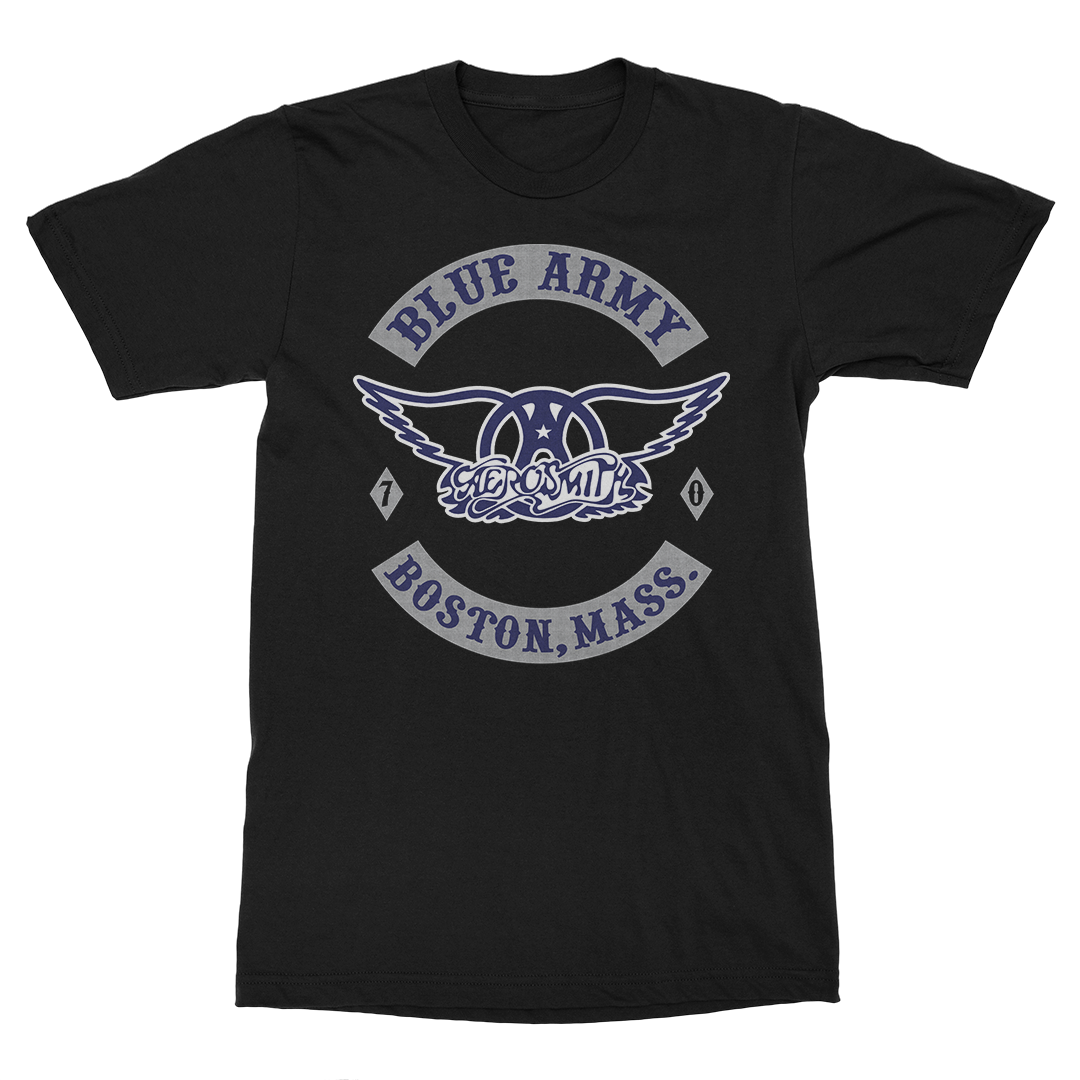 Blue Army T-Shirt - Aerosmith